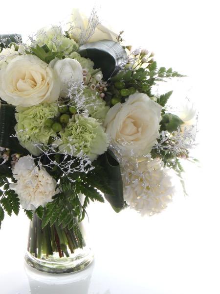 Helmi Kukkaputiikki - Kausituotteet - JOULUKIMPPU VALKOINEN